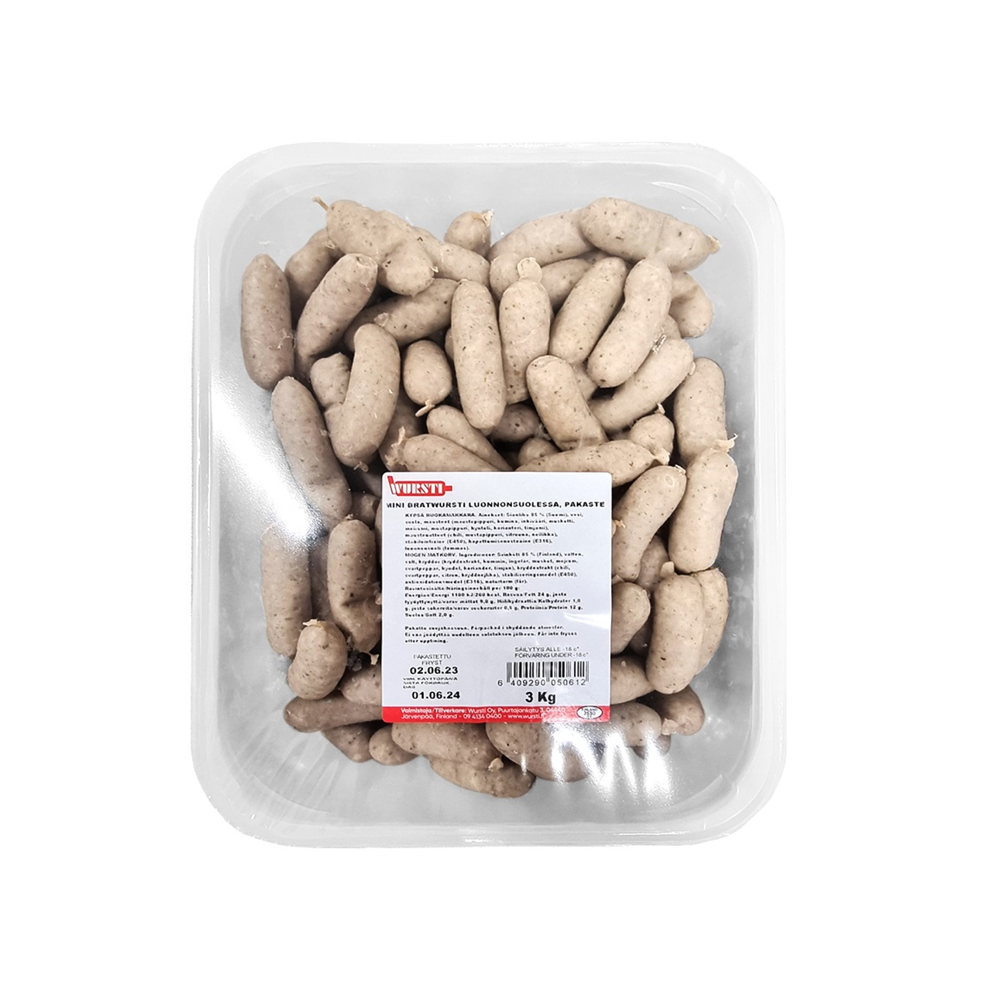Mini Bratwursti Wursti Lihajalosteet Leikkeleet